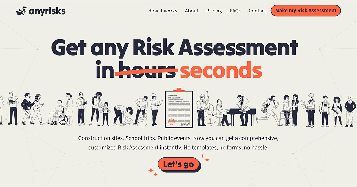 AI Risk Assessment Generator – Instant, Tailored, UK Compliant | Anyrisks
